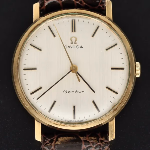 9ct Gold Omega Geneve Watch - Hemswell Antique Centres