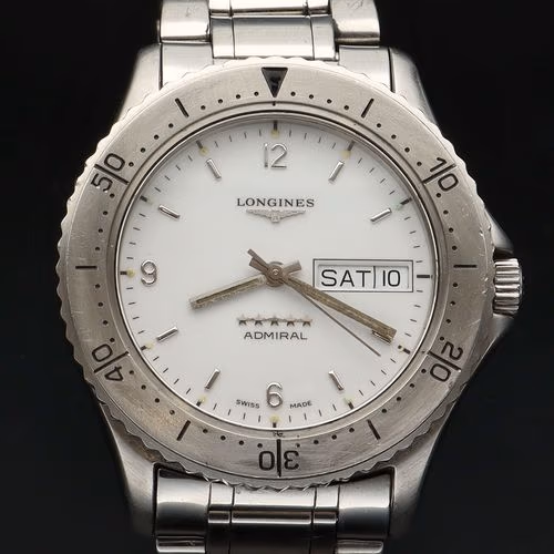 Longines Admiral Five Star Gents Watch - Watches - Hemswell Antique Centres