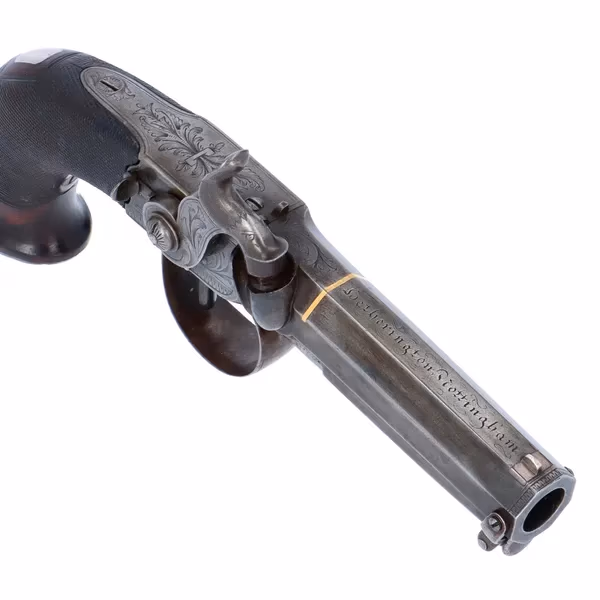 42 Bore Percussion Boxlock Pocket Pistol - Hemswell Antique Centres