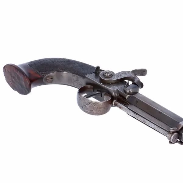 42 Bore Percussion Boxlock Pocket Pistol - Hemswell Antique Centres