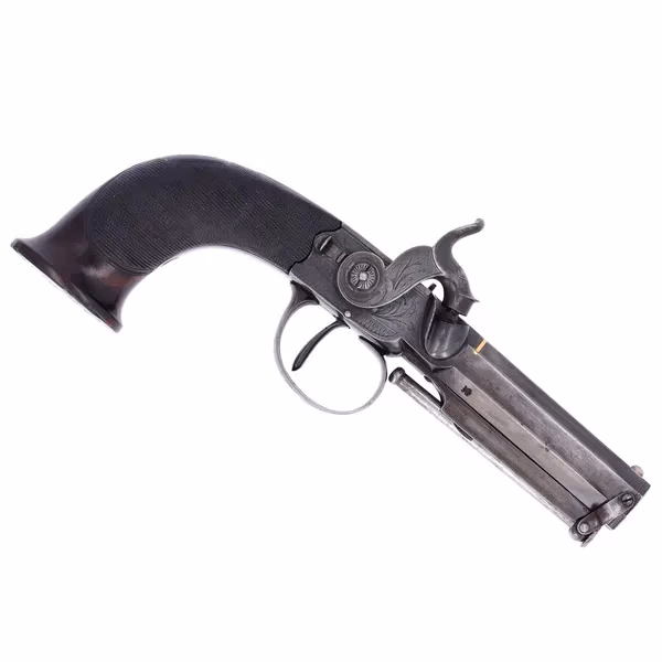 42 Bore Percussion Boxlock Pocket Pistol - Hemswell Antique Centres