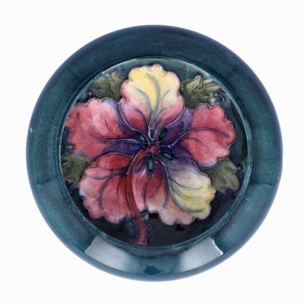 Moorcroft Hibiscus Pin Dish - Hemswell Antique Centres