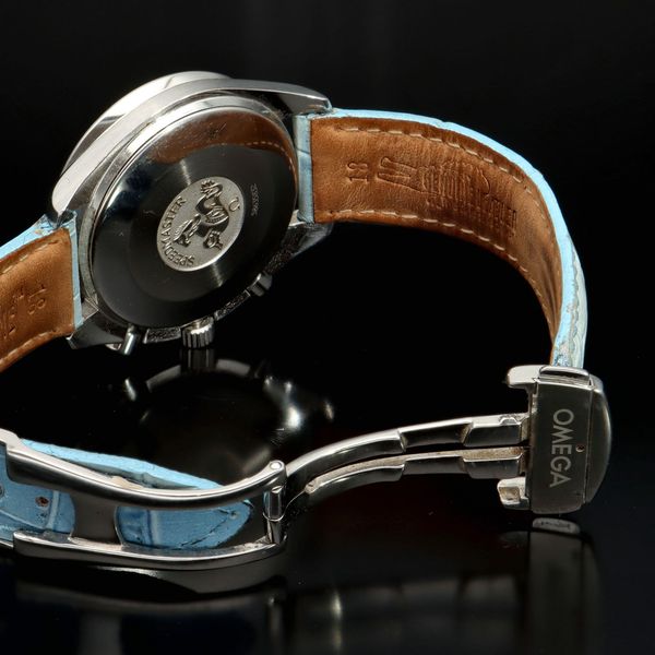 Omega Speedmaster 38mm Diamond Set Chronograph watch with box ...