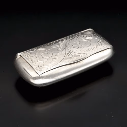 Silver Snuff Box - Antique Silver - Hemswell Antique Centres