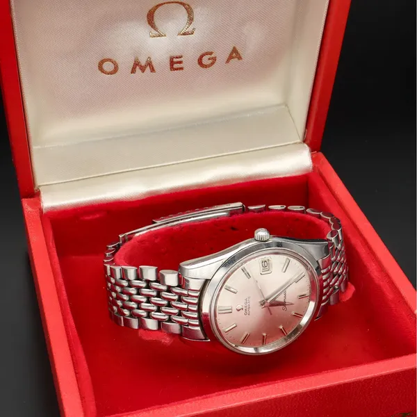 Omega Seamaster Steel Cased Watch Ref 166.010 - Hemswell Antique Centres