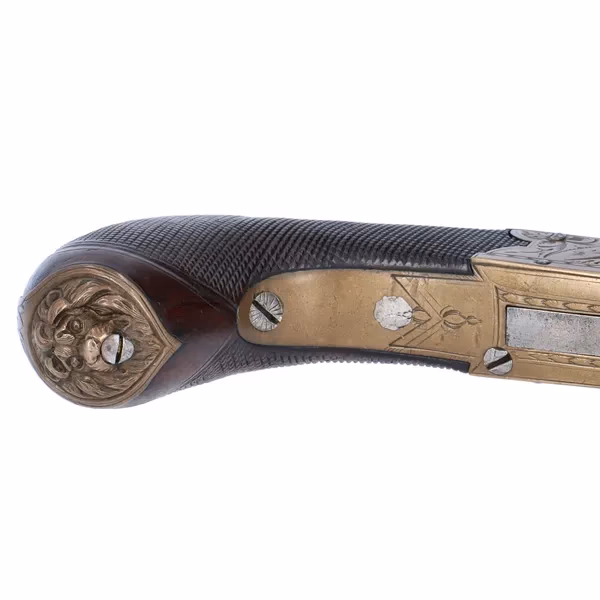 54 Bore Percussion Boxlock Pocket Pistol - Hemswell Antique Centres