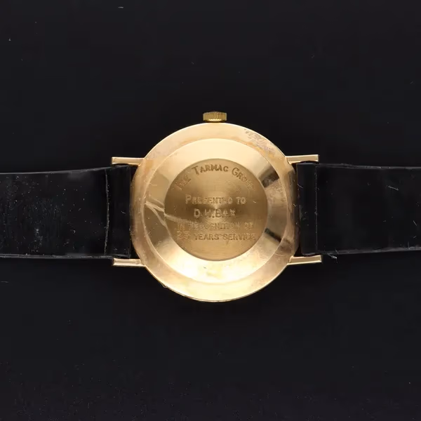 Tressa 9ct Gold Incabloc Automatic Watch - Hemswell Antique Centres