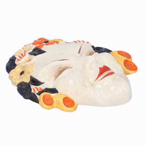 Clarice Cliff Flora Wall Mask - Antique Ceramics - Hemswell Antique Centres